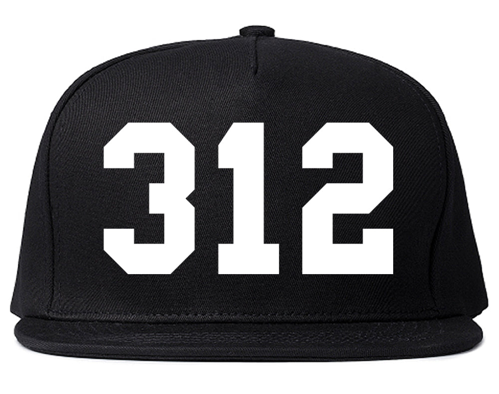 312 Chicago Area Code Illinois Mens Snapback Hat – Urban Gear
