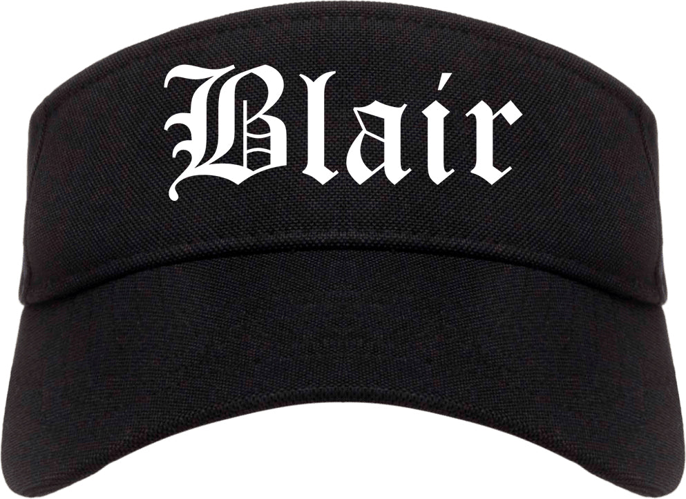 Blair Nebraska NE Old English Mens Visor Cap Hat – Urban Gear