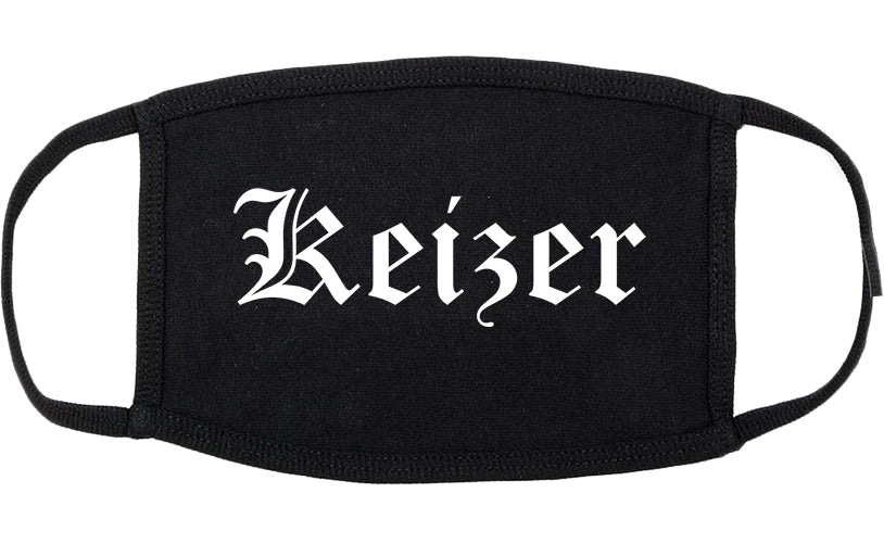Keizer Oregon OR Old English Cotton Face Mask Black – Urban Gear