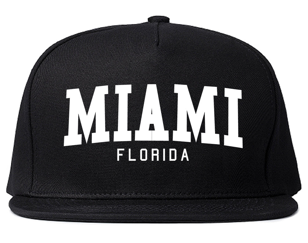 Miami Florida Arch Mens Snapback Hat – Urban Gear