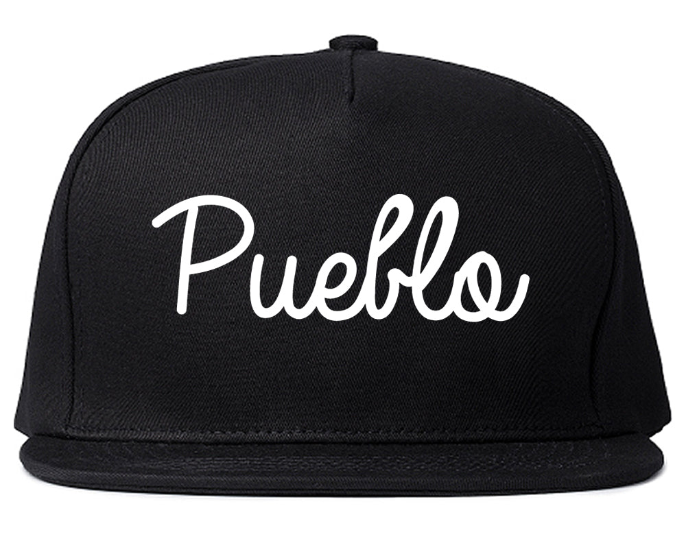 Pueblo Colorado CO Script Mens Snapback Hat – Urban Gear