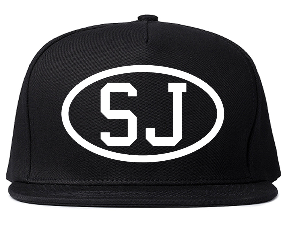 SJ Oval Logo San Jose California Mens Snapback Hat – Urban Gear