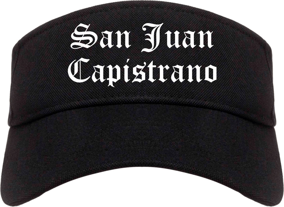 San Juan Capistrano California CA Old English Mens Visor Cap Hat ...