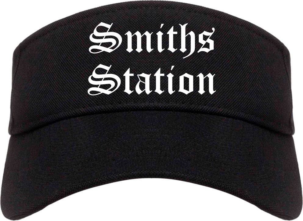 Smiths Station Alabama AL Old English Mens Visor Cap Hat – Urban Gear